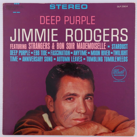 Media | Jimmie Rodgers Deep Purple 1965 Stereo 12 Lp Vinyl Record Dlp ...